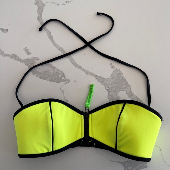 Zara | Swim | Zara Neon Bathing Suit Top | Poshmark